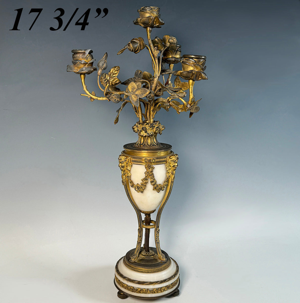 Fabulous Antique French 4-Branch Candelabra Candelabrum, Candle Holder ...