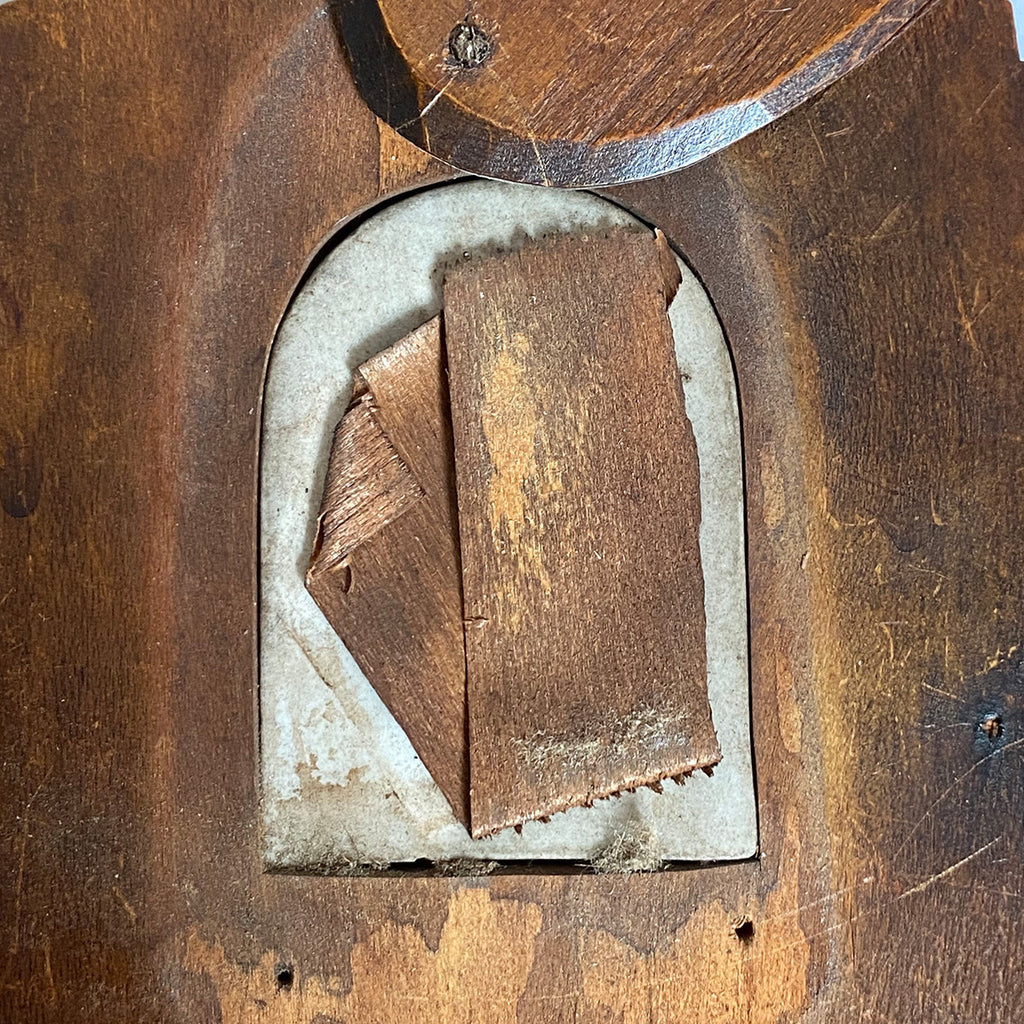 Antique Black Forest 11" Holy Water Font, a Medieval Style Tomb or Wat ...