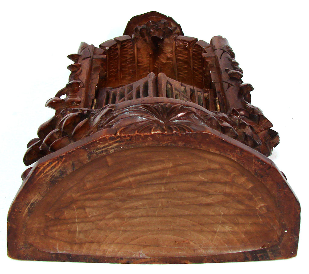 Antique Black Forest 11" Holy Water Font, a Medieval Style Tomb or Wat ...