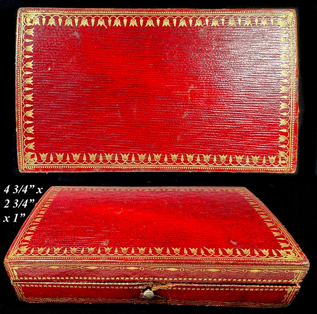 Stunning c.1810 Antique French Palais Royal 18k Gold Sewing Tools, Per ...