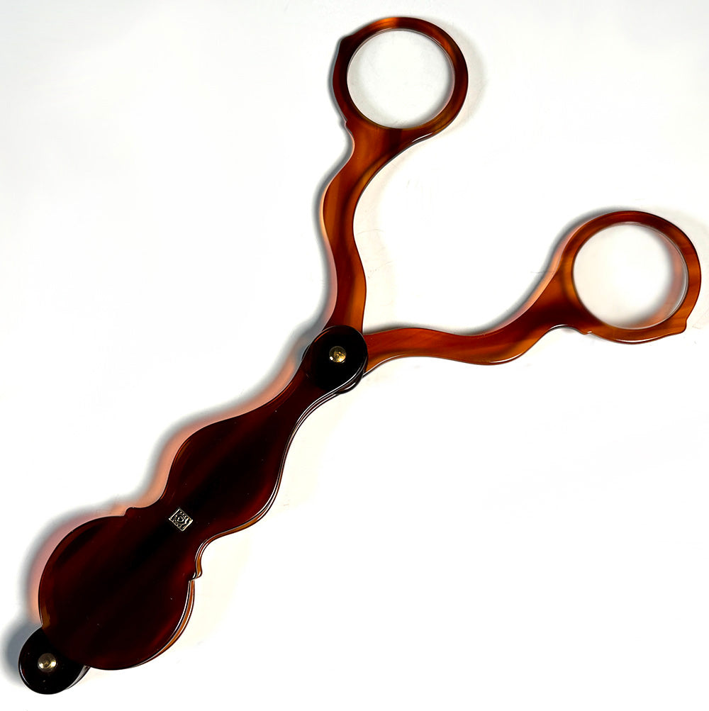 Large Antique French Lorgnette 2, Tortoise Shell with 18k Gold, Pendan ...