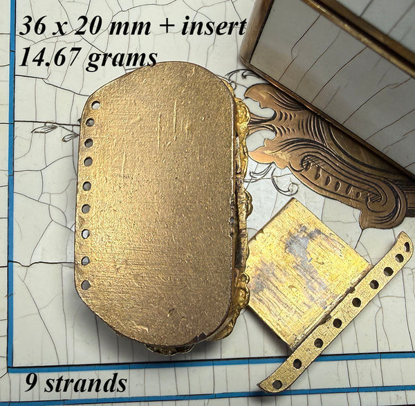 Heavy 14k, 16k Antique Gold Bracelet or Necklace Clasp 14.67 Grams plu ...