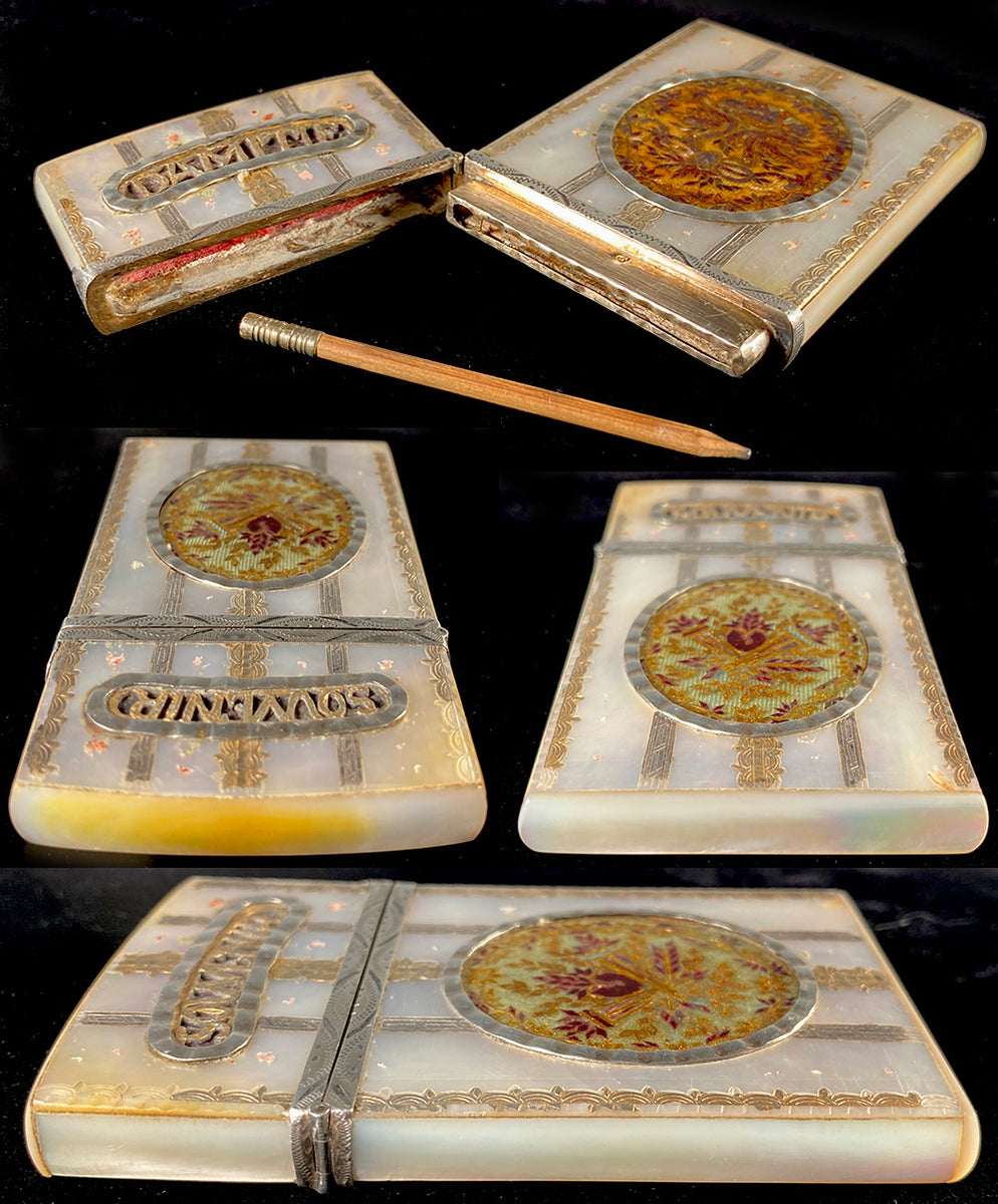 RARE Exceptional 18th Century Carnet du Bal, Necessaire, 18k Gold and ...