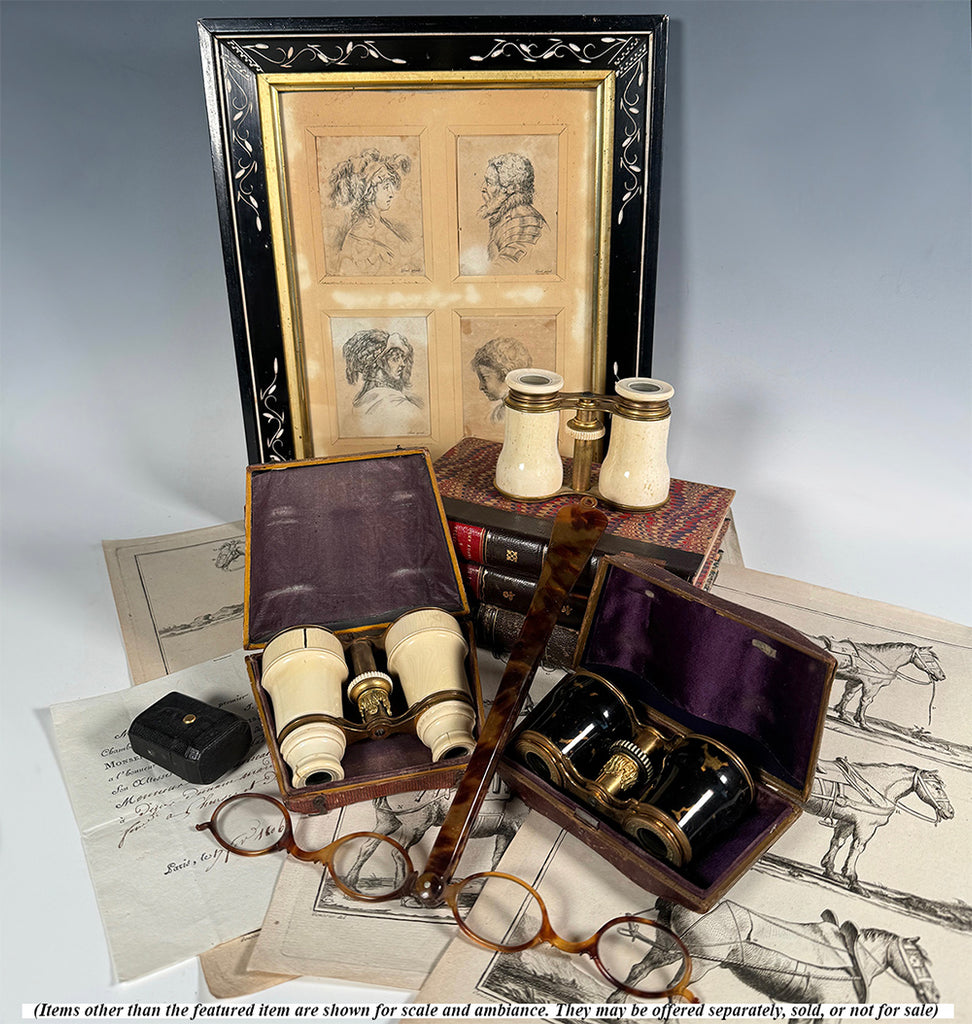 Antique French Palais Royal Opera Glasses, Binoculars, Duc d'Orleans ...