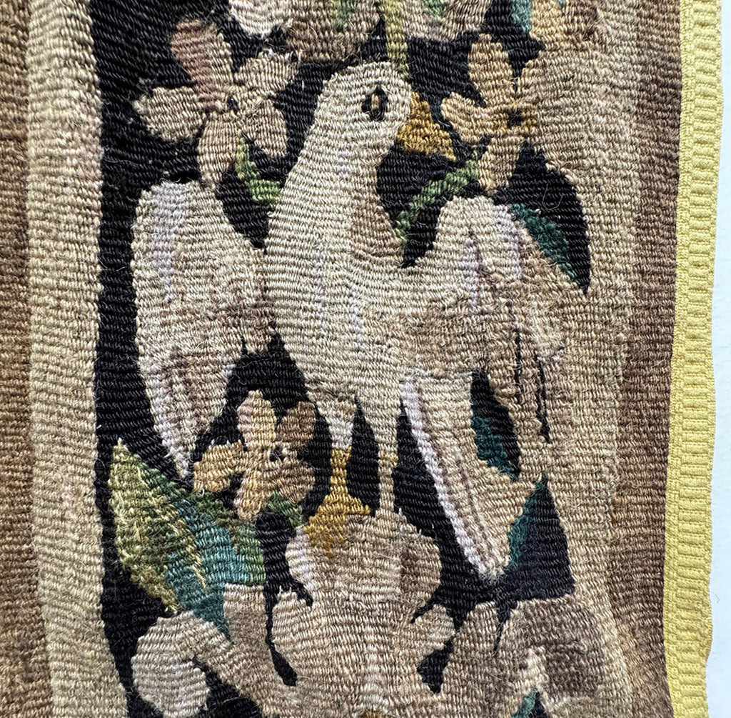 PAIR Antique 17th Century French or Flemish Tapestry Fragment Panels R ...