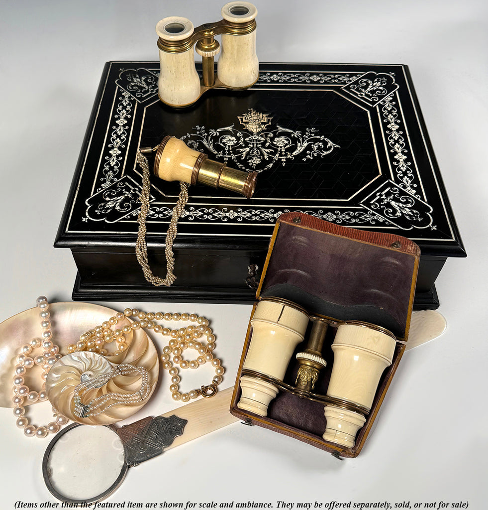 Rare Antique DEIHL, Paris, French Game Box or Chest, Parquet of Ebony – Antiques & Uncommon Treasure