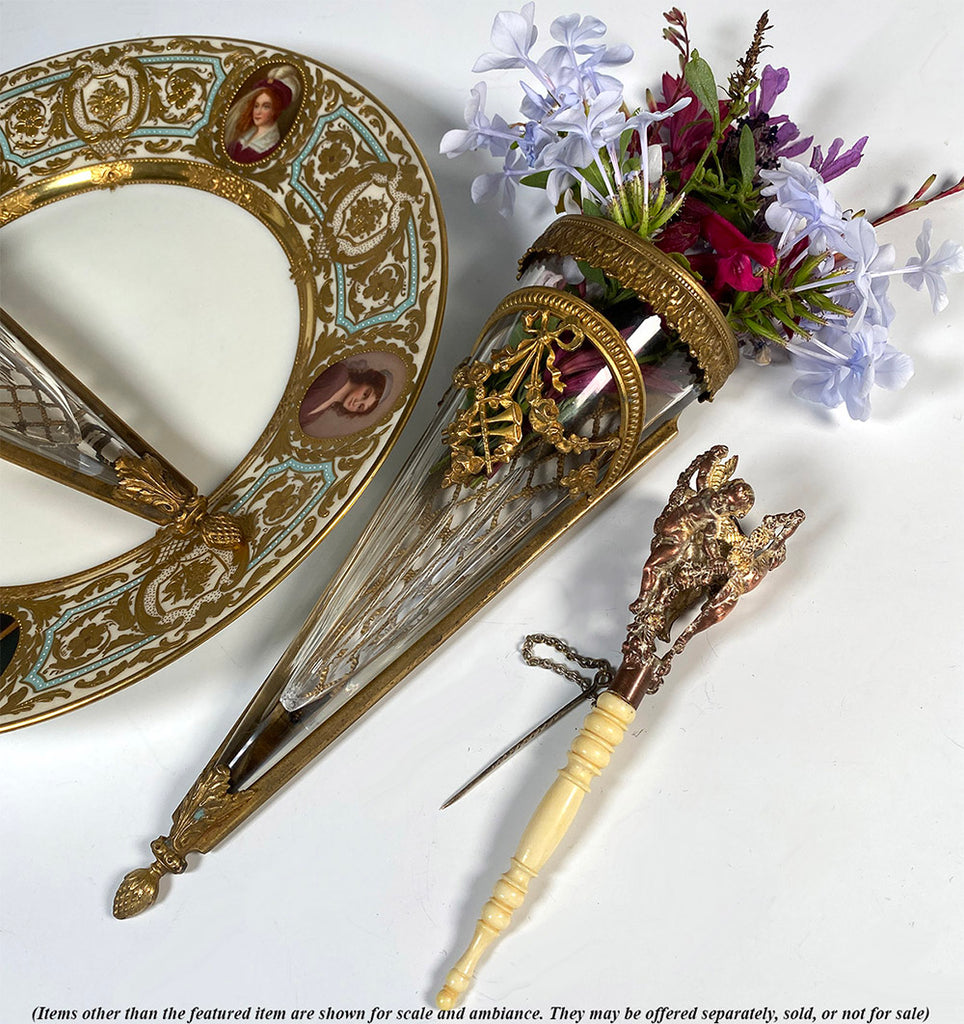 Antique 19th Century French Tussie-Mussie Posey Holder, Bouquet Holder ...