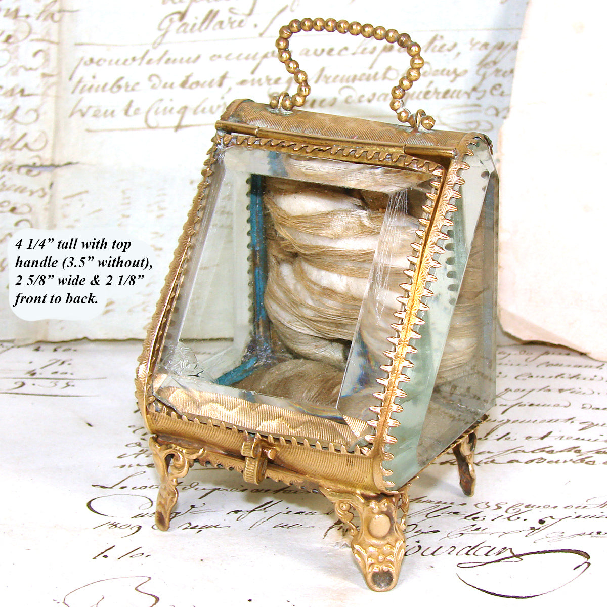Antique French Napoleon III Pocket Watch Casket or Display, a Miniatur ...