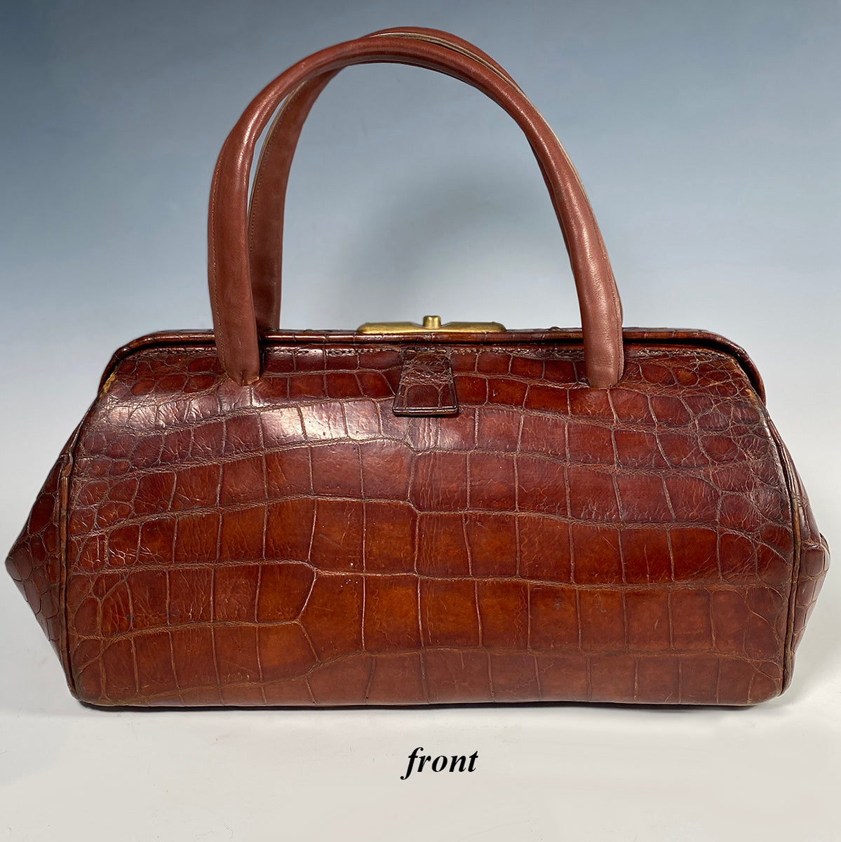 Fabulous Antique English 16.5" Dr Bag or Satchel, Purse, c.1900-1915 C ...