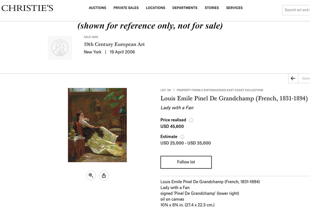 RARE Antique French 3 Generation Impressionist Portrait Miniatures, Ch ...