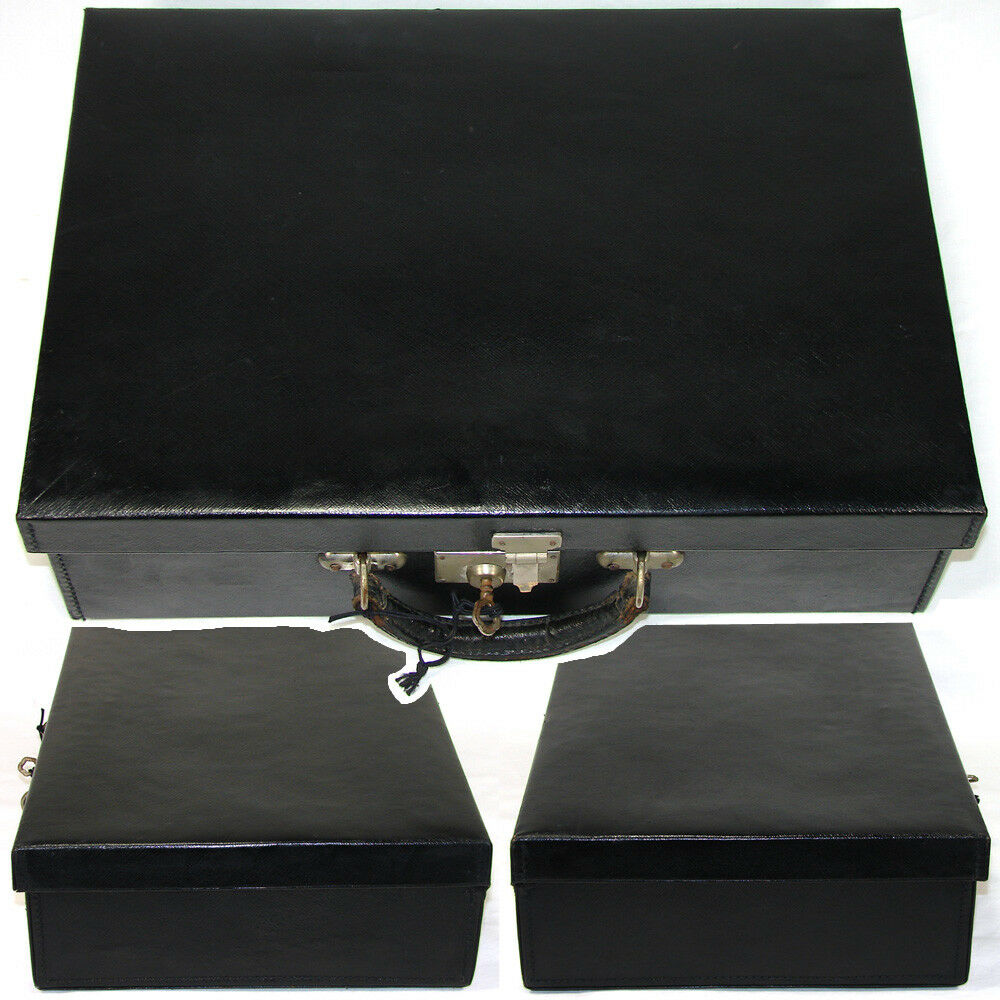 Antique French 16" Trousse d' Voyage, Travel Valise, Case: Sterling Si ...