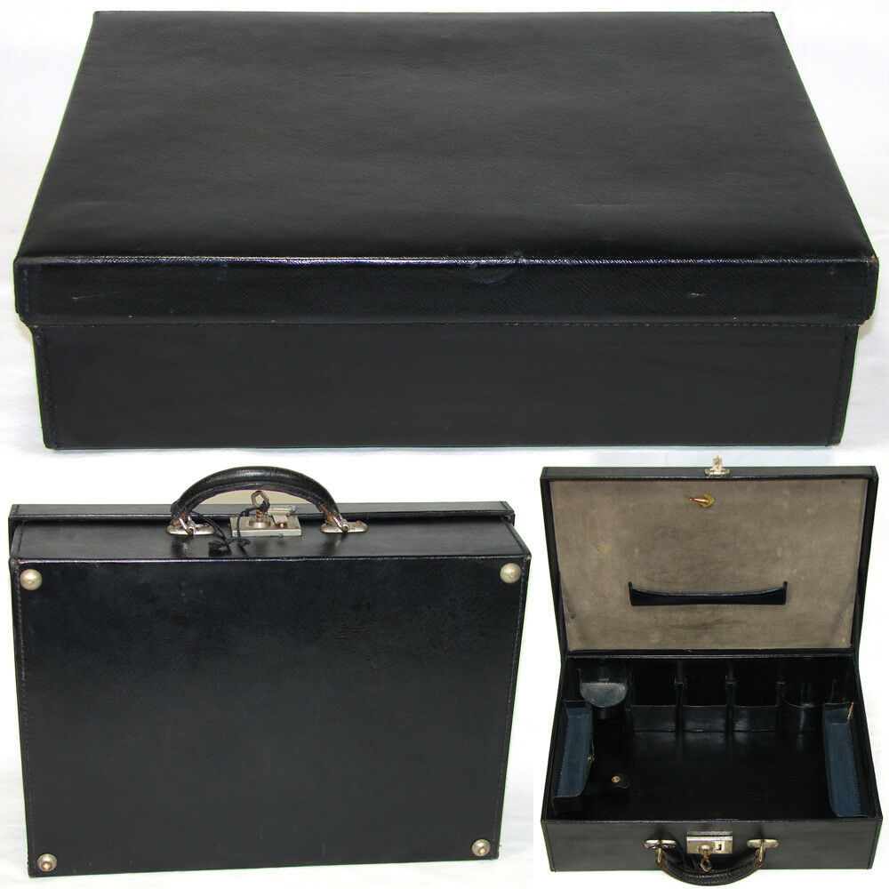Antique French 16" Trousse d' Voyage, Travel Valise, Case: Sterling Si ...
