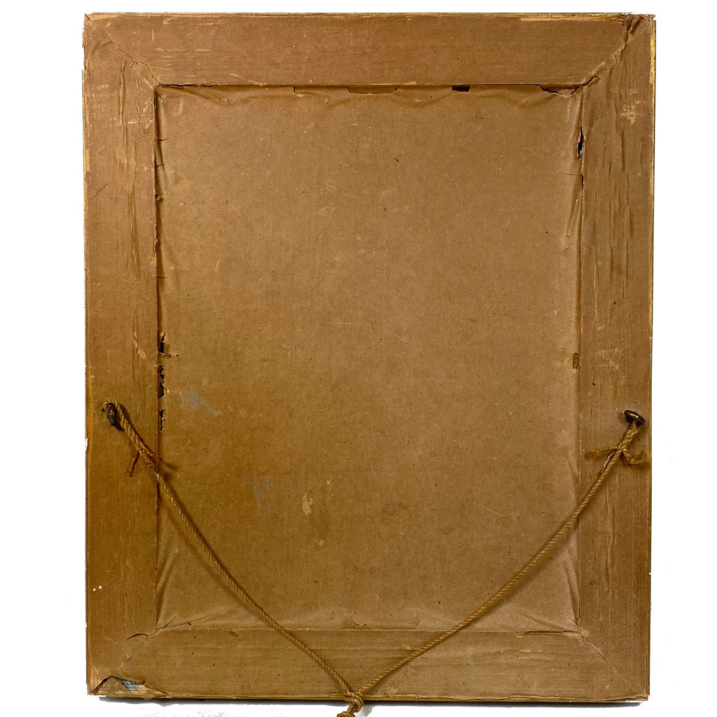 Antique to Vint Oil Painting on Board, Signed Louis Vernette: Christ o ...