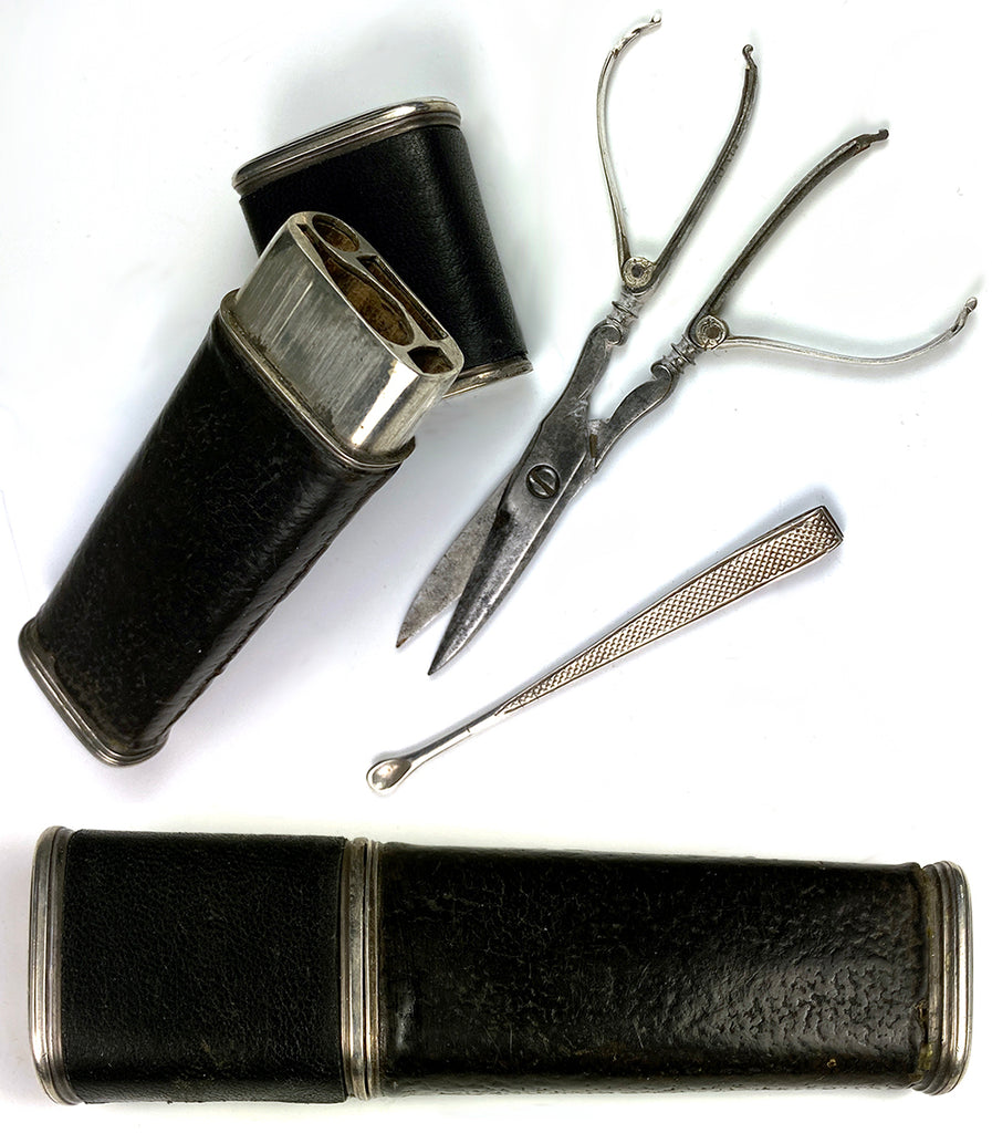 Antique French 18th Century Necessaire, Travel Vanity Etui, Scissors a ...