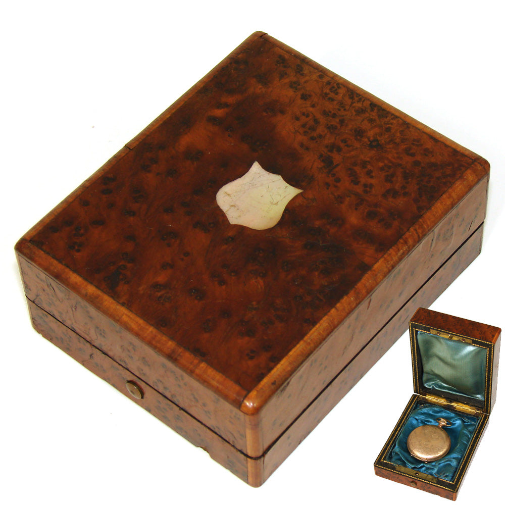 Antique French Napoleon III Pocket Watch, Portrait Miniature or Medall ...