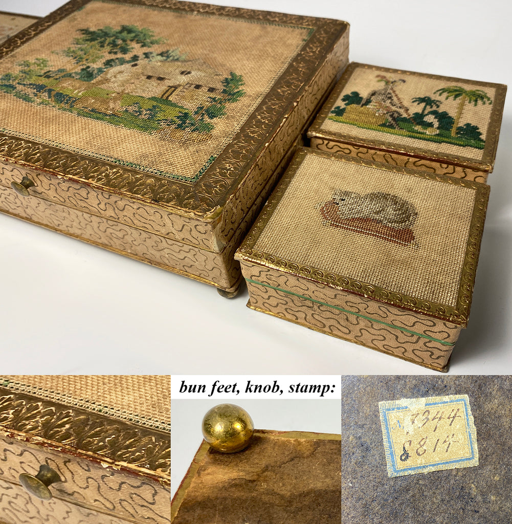 RARE 18th Century French Game Box, Confectioner, Chocolatier's Present ...